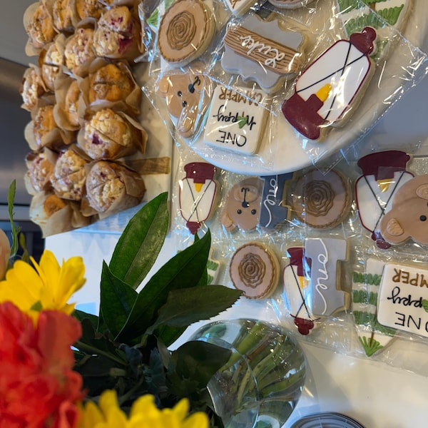 Happy Camper Themed Custom Cookies - Etsy