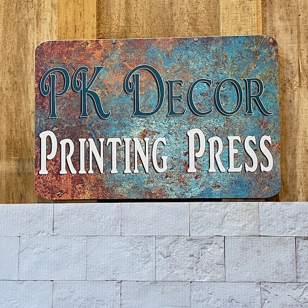 Turquoise Blue Rust Paper Pack, Printable Paper Pack, Digital Paper ...