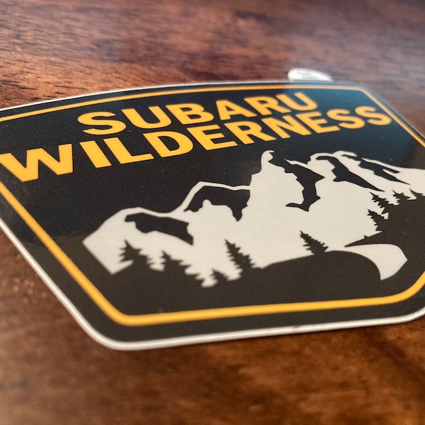 Subaru Wilderness Sticker 4"x 3" Inches - Etsy