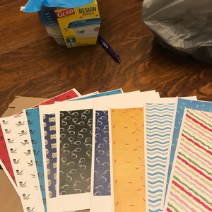 Hello Summer Digital Paper 8.5x11 Digital Scrapbooking Paper 50 Papers ...