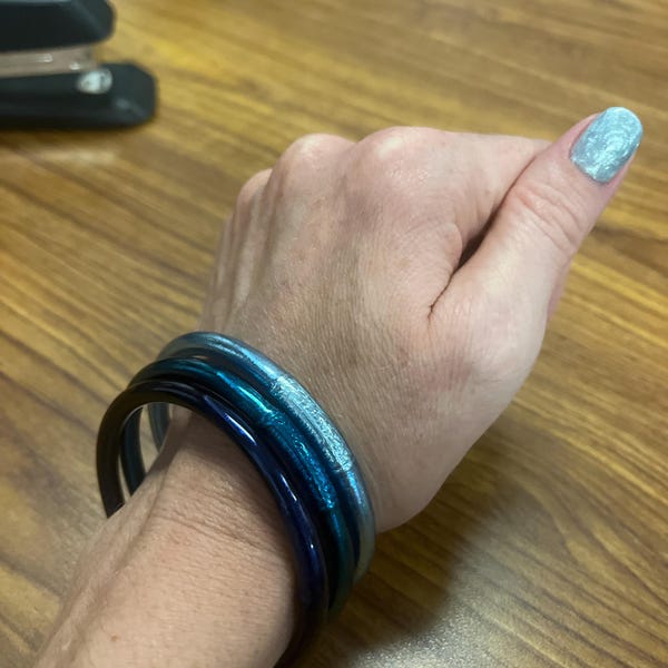 Enamel Tile Beads, Chevron Arrow Shape 2-hole Beads for Colorblock ...