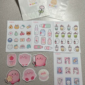 Cute Taiyaki Ice Cream & Dango Glossy Sticker Pack or Single - Etsy