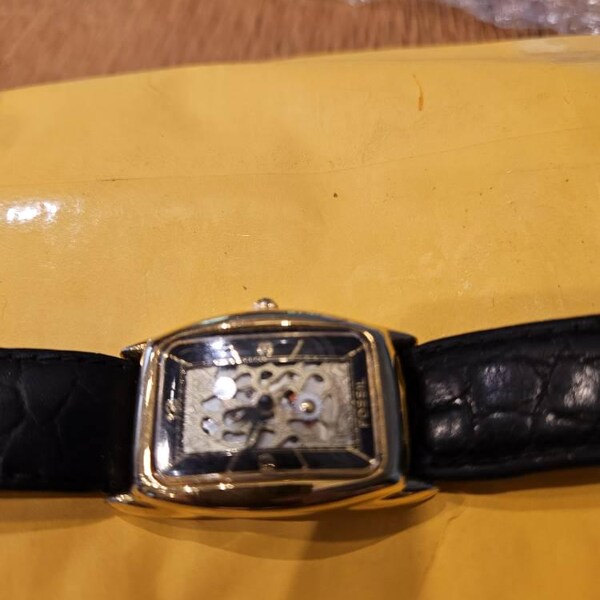 Vintage Seiko 5421 Gold Tone Tank Watch Gift Her Ladies Women Mom Adjustable Sqaure Rectangle ...