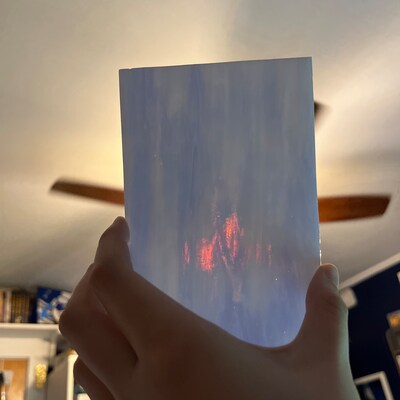 Stained Glass Sheet Clear Waterglass Transparent Spectrum MOSAIC - Etsy