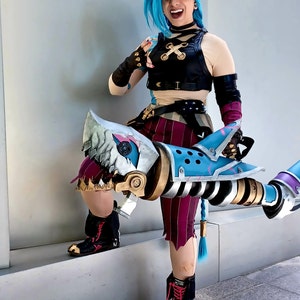 Jinx Arcane Fishbones Cosplay Blueprint and Instruction Guide PDF - Etsy