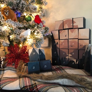 Printable Advent Calendar BOHO Countdown to Christmas DIY | Etsy