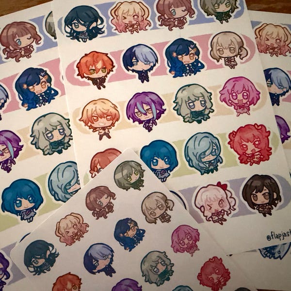 Project Sekai Sticker Sheet - Etsy