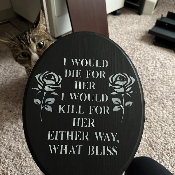 A Coffin for Two Heart Sign, Gothic Sign, Goth Decor, Home Decor ...