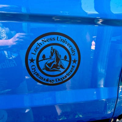 Angry Cartoon Eyes 1 Car Truck Van Window or Bumper Sticker Vinyl Decal ...