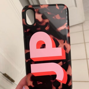 Personalised Large Initial iPhone Case iPhone 12 Case Custom iPhone 12 ...