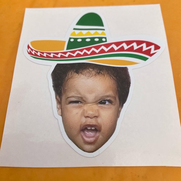 Birthday Hat Stickers - Custom Face Stickers - Personalized Face ...