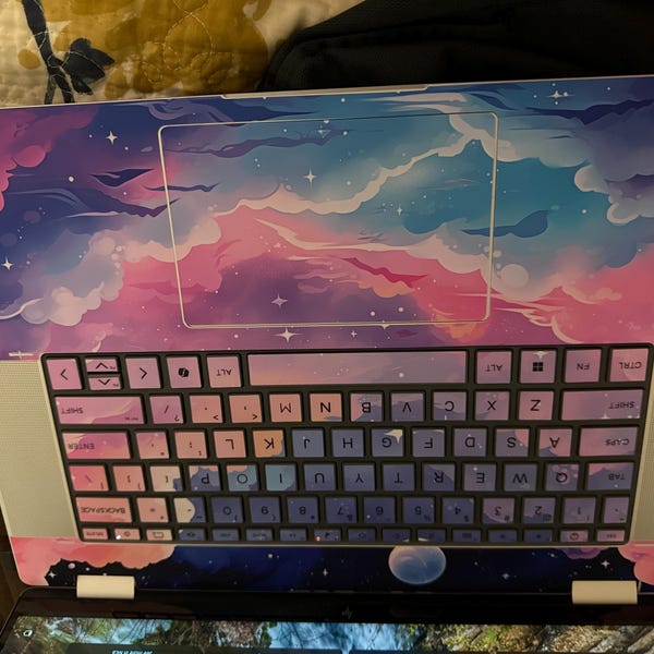 Lenovo Thinkpad Laptop Pink Background White Cat Pattern Custom Gift ...