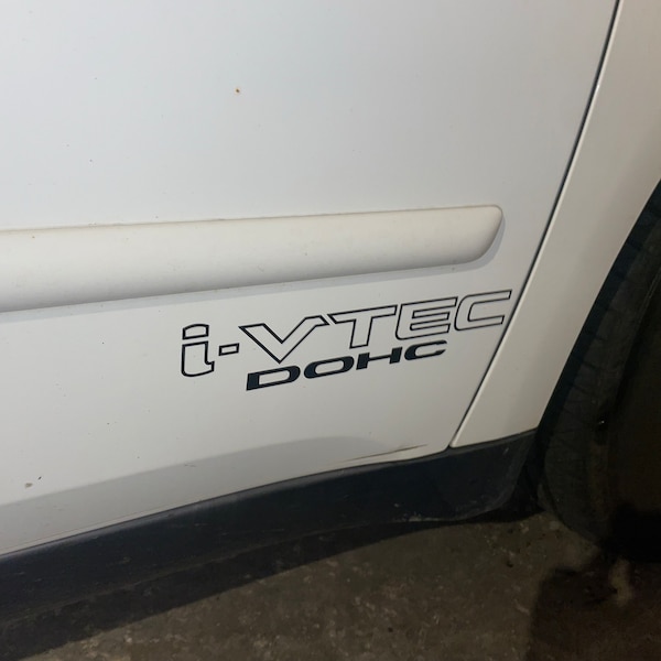 Pair (2x Decals) Honda I-VTEC DOHC Emblem Logo Vinyl Decal Sticker ...