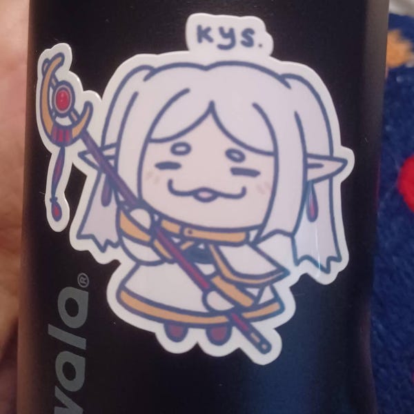 Big Leek Miku and Big Baguette Teto Vinyl Sticker | Original Creator ...