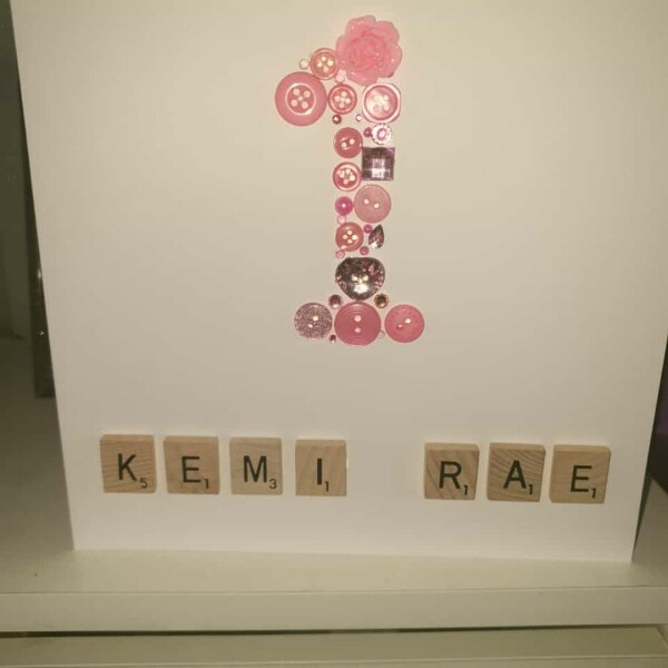 Handmade Birthday Card for Partially Sighted or Blind, for Man or Woman ...
