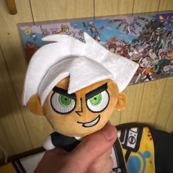 Danny Phantom Keychain Plush - Etsy