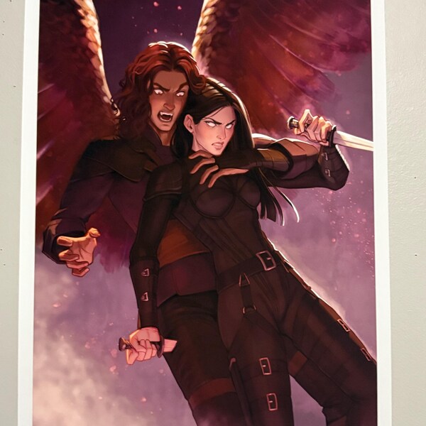 A Savage Smile the Raven Cycle Print - Etsy