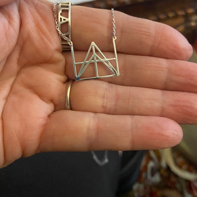 Jennifer Name Necklace Unique Design Name Logo Necklace Name Necklace ...