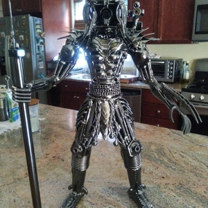 Predator Life Size Alien Vs Predator Handmade Recycled Metal Art ...