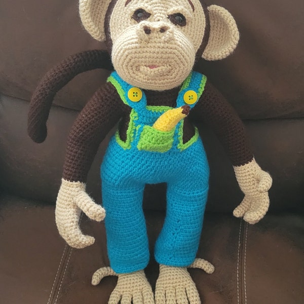 Bobo the Monkey PDF Only, No Returns - Etsy