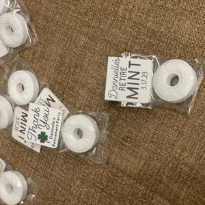 Retirement Party Favor- Mints Custom Retiremints - Etsy