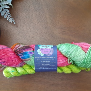 Gothic Lisa Frank Indie Dyed Yarn | Etsy