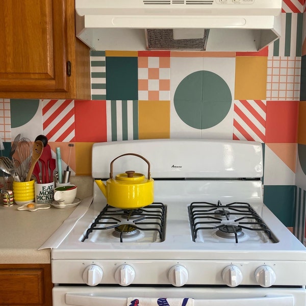 Peel and Stick Tile, Backsplash Decals, Tile Stickers for Wall and ...