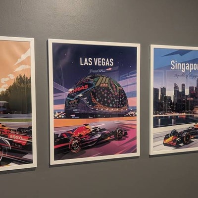 Spa-francorchamps F1 Poster/ Formula1 Hamilton Print / Home Office ...