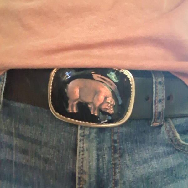 Vintage Seashell Shell Figural Design Brass Belt Buckle - Etsy