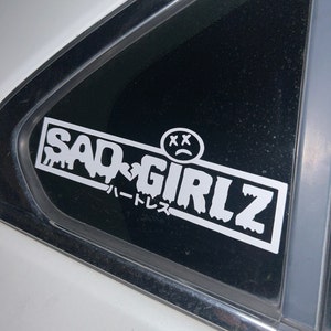 Broken Heart Outline Pack Sadboyz Decal Sadgirlz Bumper Sticker Window ...