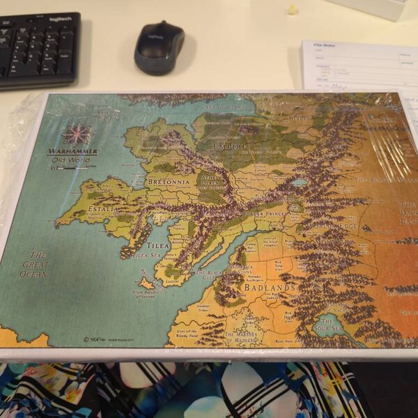 The Wild Beyond the Witchlight Full-size True 1" Inch Grid Map Prints ...