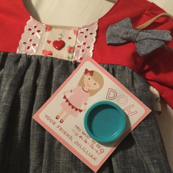 Printable Classroom Valentine Tags Valentines Day Play Dough Labels Doh ...