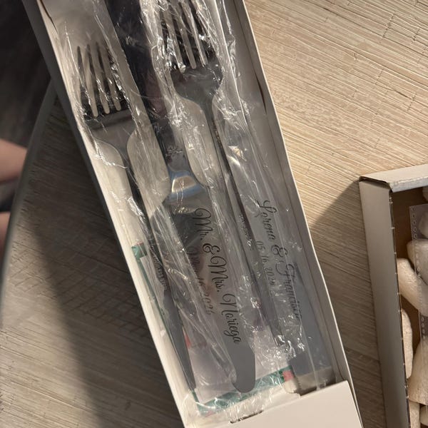 Maroon Wedding Cake Server Set & Knife Cake Cutting Set Wedding Cake ...