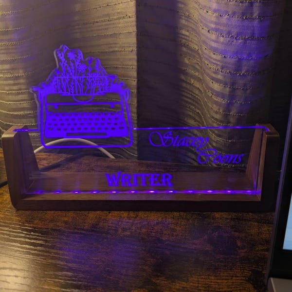 Custom Architect Desk Name Plate Personalized Architecture LED Light ...