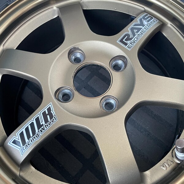 TE37 Wheel Rims Decal Sticker OEM Style Laminated JDM - Etsy