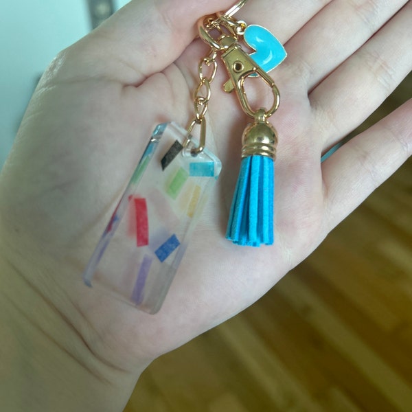 Eras Tour Concert Confetti Hand Made Keychain. - Etsy