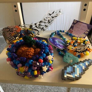 Kinger Perler Keychain, the Amazing Digital Circus Kandi Accessory - Etsy