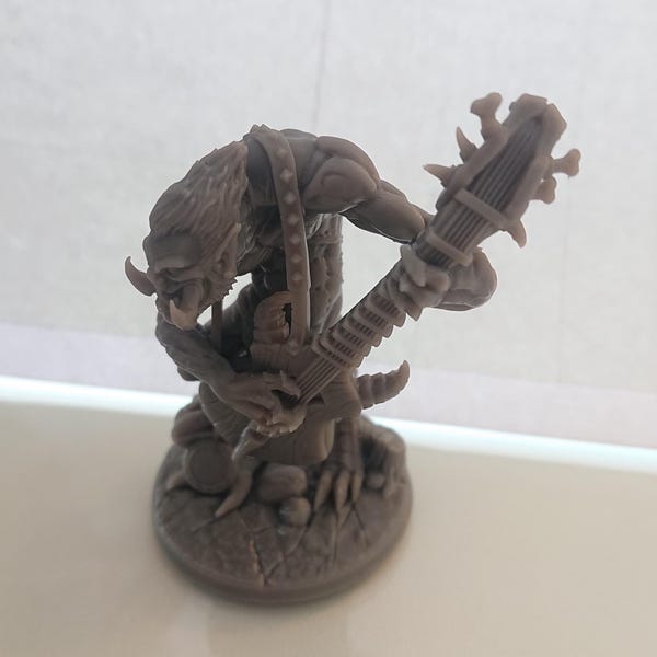 Multi-armed Demon Premium 3D Printed Tabletop Miniatures 28mm 32mm to ...