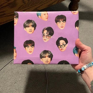 Stray Kids Christmas Wrapping Paper Stray Kidsxmas Gift Wrap - Etsy