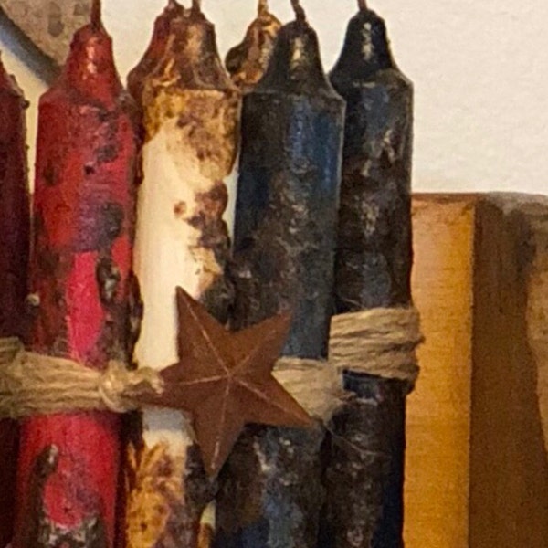 Set of 100 Rusty Barn Stars 1.5 Inch Dimensional Primitive Country ...