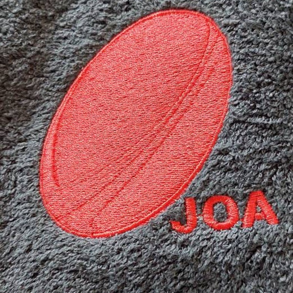 Large Rugby Ball- Machine Embroidery Design - Etsy