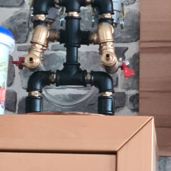 Father's Day Gift ,steampunk Fireman Pipe Robot Night Lamp, Liquor ...