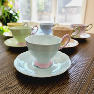 Vintage Mr. Frank Designer Baby Blue and Silver Beaded and - Etsy