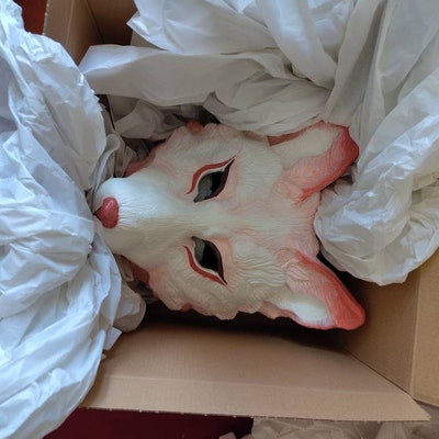 MADE TO ORDER Jade Oni Mask Japanese Demon Ogre Beast Tiger Cosplay ...