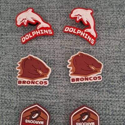 Cristiano Ronaldo Set 5 of Croc Charms - Etsy