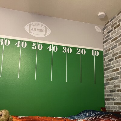 NFL DIY Custom Personalized Gift Football Field Wall Kit 1 Decals You ...