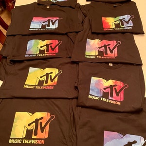 Mtv Bundle SVG, PNG Cricut Ready, Cut Files, Digital Vector File 14 Designs Retro M Tv, Music ...