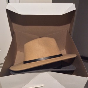 Hat Box Hat Storage Fedora Hat Suppliescustom Box | Etsy