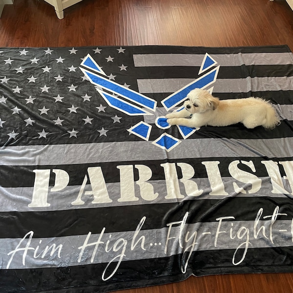 Custom | Integrity Oath | Thin Blue Line | American Flag | Canvas Wall ...