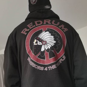 Distressed Redrum Gray Warriors for the People - Etsy